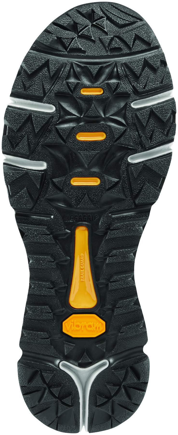 Danner Trail 2650 3โ Hiking Shoes for Women - Durable Suede & Textile Upper with Breathable Mesh Lining, OrthoLite Footbed & Vibram Traction Outsole, Gray/Blue/Spectra Yellow - 6 M