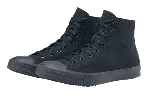 Shoes for Crews Pembroke, Men's, Women's, Unisex, Slip Resistant, High Top Work Sneakers, Canvas, Men's Size 12, Women's Size 13.5