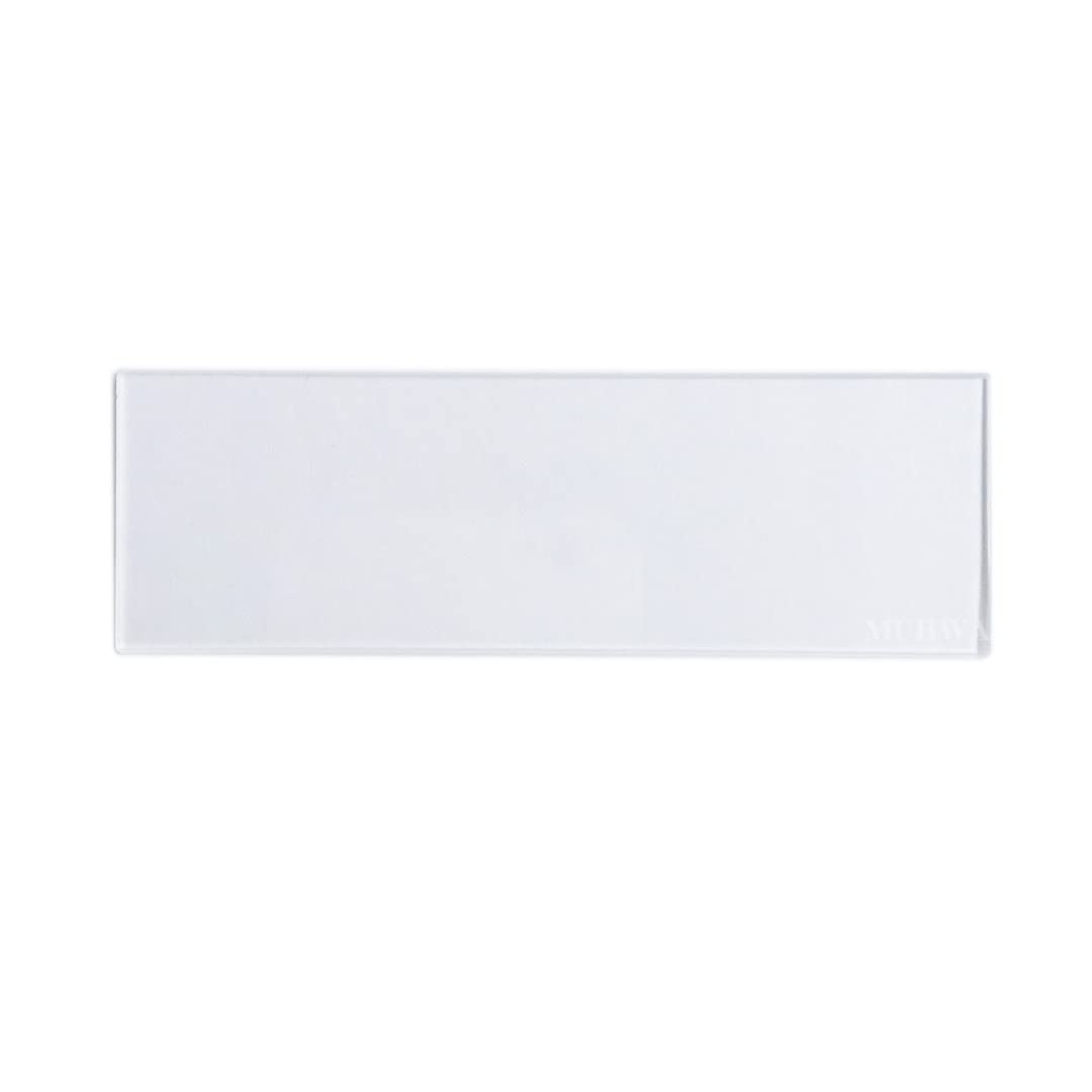 MUHWA 50PCS Blank Microscope Slides and 100 PCS 22mmx22mm Square Cover Glass (7101 Non-Frosted)