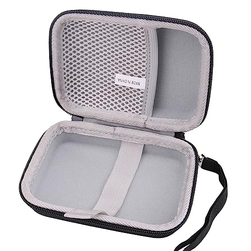 WAIYUCN Hard EVA Carrying Case for Miyoo Mini Plus,3.5 inch Retro Handheld Game Console Case. (Black)