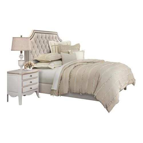 Michael Amini Country Lane 8-Piece King Duvet Set - Toast, Beige