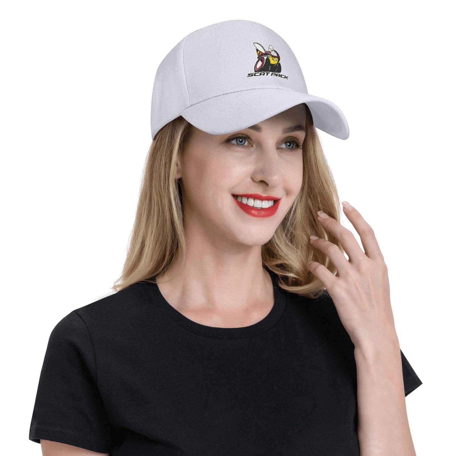 DOD-Ge-Scat-Pa-Ck-Logo- Hats Caps Baseball Cap Adjustable Fashion Uv Protection Casquette Unisex White