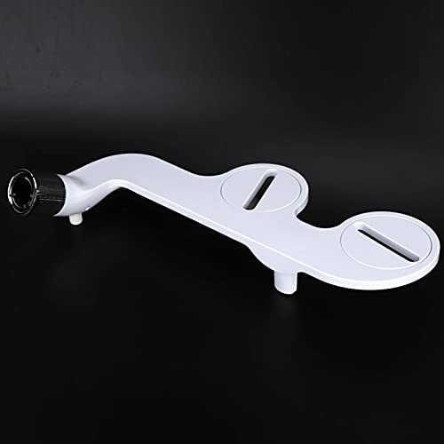 G1/2in Thread Toilet Bidet Seat Attachment Cold Water Spray Double Nozzle Non Electric Sprayer for Personal health