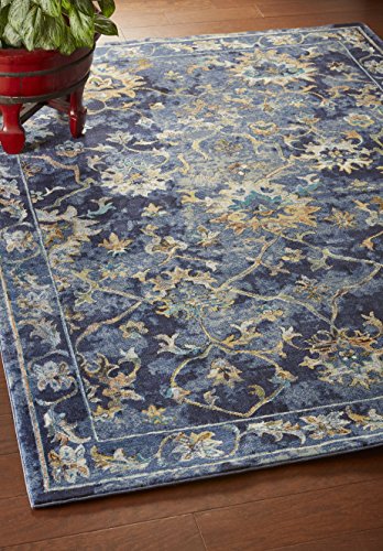 LR Home Gala Collection Area Rug, 8'9" x 11'9", Indigo Multi