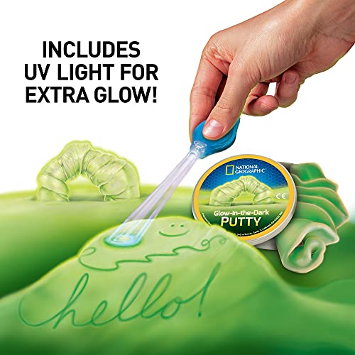 NATIONAL GEOGRAPHIC Mega Slime Kit & Putty Lab - 4 Types of Slime Plus 4 Types of Putty Including Magnetic Putty, Slime Kit for Boys and Girls, Sensory Putty Toy & Science Kit (Amazon Exclusive)