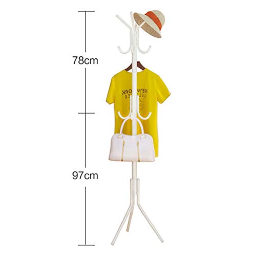Coat Racks Coat Racks with Hooks Coat Stand Free Standing Coat Tree Clothes Hanger Hat Stand for Hallway Bedroom Home Office 175cm