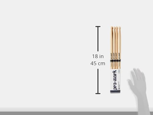 ProMark Classic Attack 5B Shira Kashi Oak Drumsticks, Oval Wood Tip, Buy 3 Pairs Get 1 Free