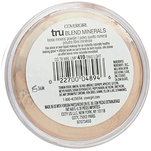 CoverGirl TruBlend Minerals Loose Powder, 200 pale light 0.63 oz ( Pack of 2)