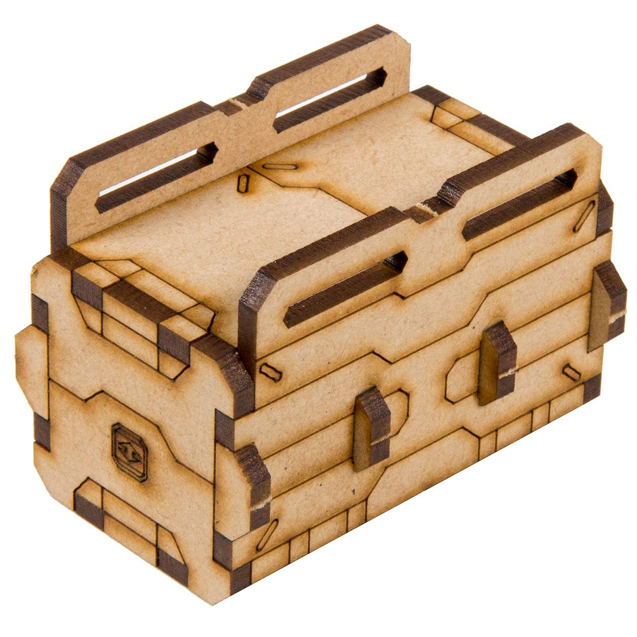 The Broken Token Mettle Shell Crates - MDF Terrain Objects for Sci-Fi Games and Wargaming