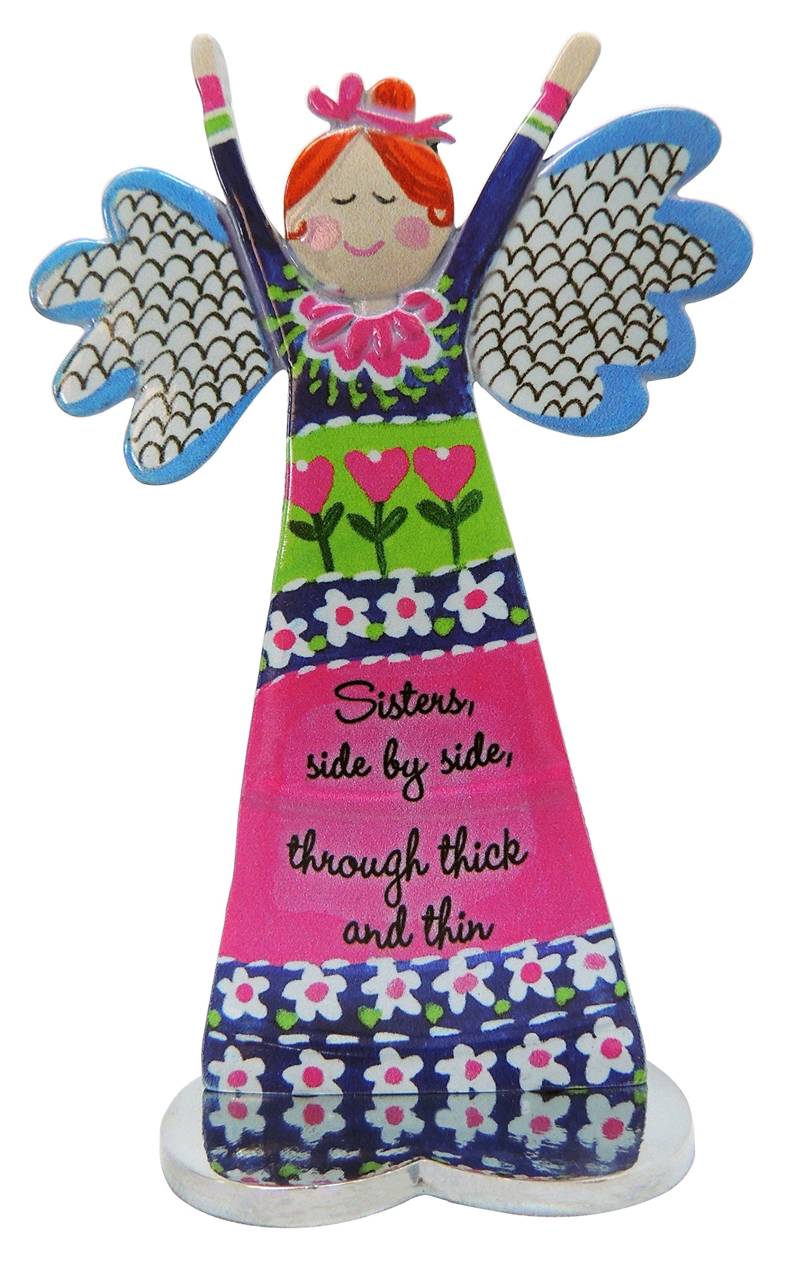 Cathedral Art (Abbey & CA Gift Sisters Angel Figurine, Multi