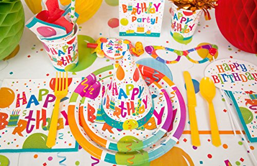 Jamboree Birthday Dinner Plates, 8ct
