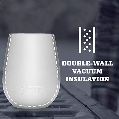 YETI Rambler 10 oz Wine Tumbler, Vacuum Insulated, Stainless Steel, Clay