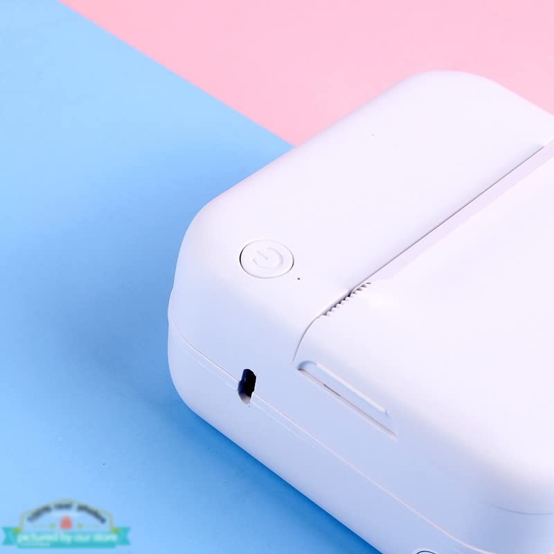 GAELOP DFHBFG Mini Portable Thermal Printer Paper Photo Pocket Thermal Printer Printing BT Connect Printers Photo Lable(Black-JoJo's Bizarre Adventure1)