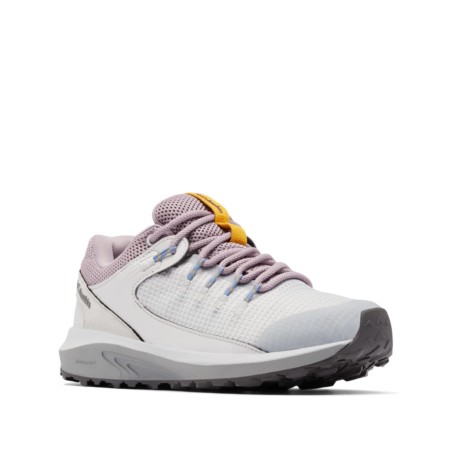 Columbia Women's Trailstorm Waterproof, Grey Ice/Shale Mauve, 8.5