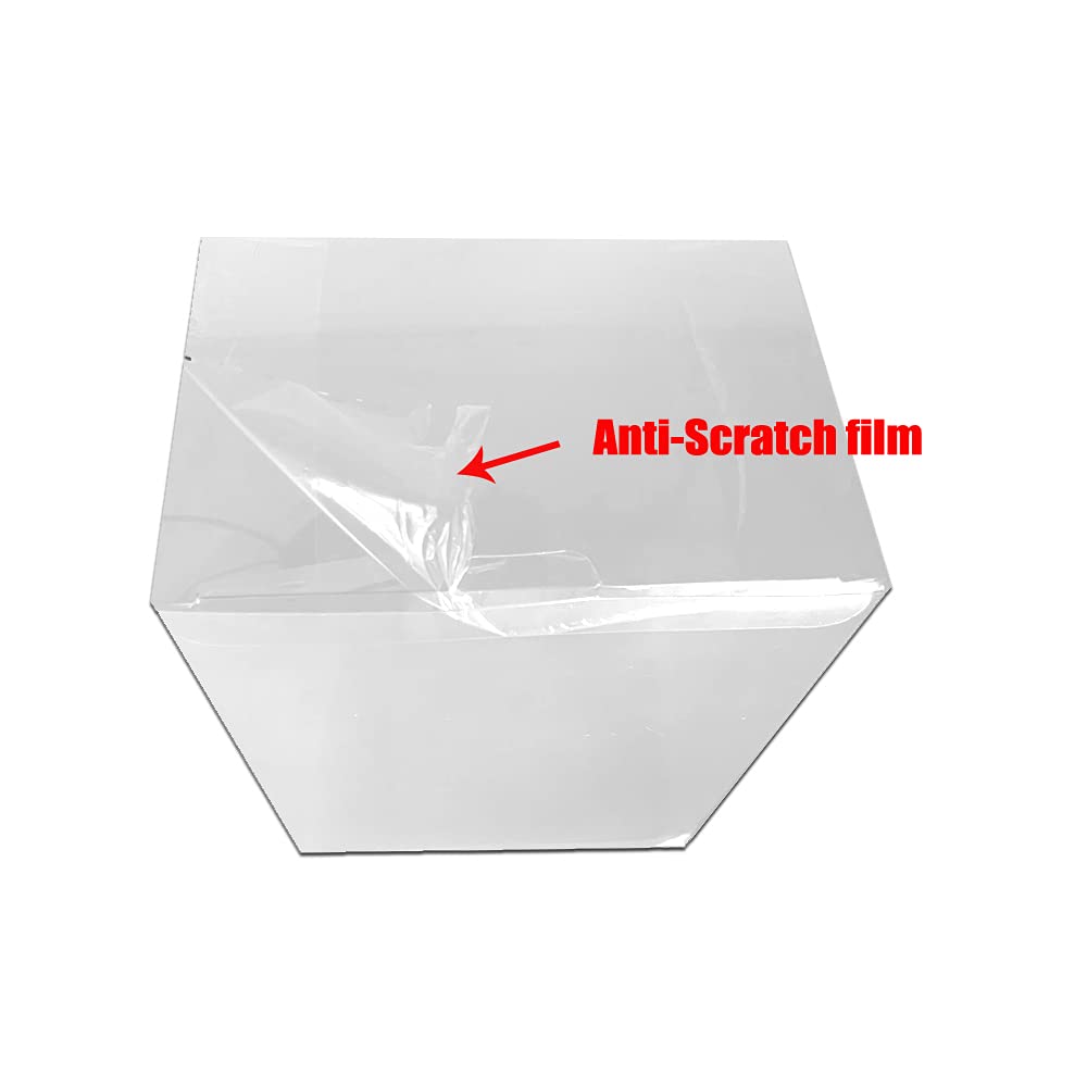 WICAREYO 10pcs Carts Clear CIB Case Sleeve Box compatible for Gameboy Color Advance GBA GBC NGPC Cartridge Protector