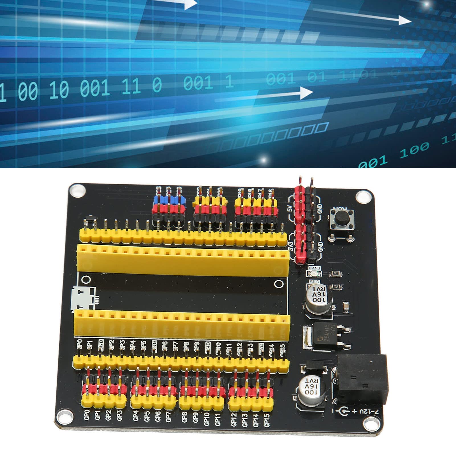 FOTABPYTI Board, Quick Connection Expansion Board Stable for Wearable Devices