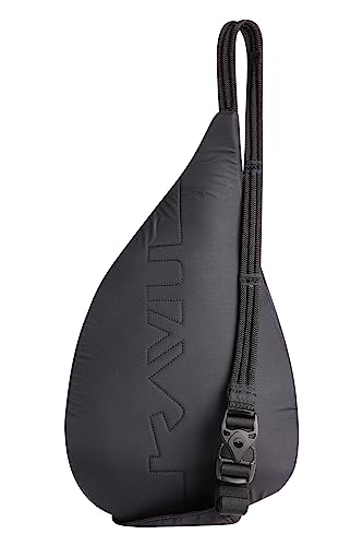 KAVU Mini Rope Sack Sling Crossbody Backpack - Blackout