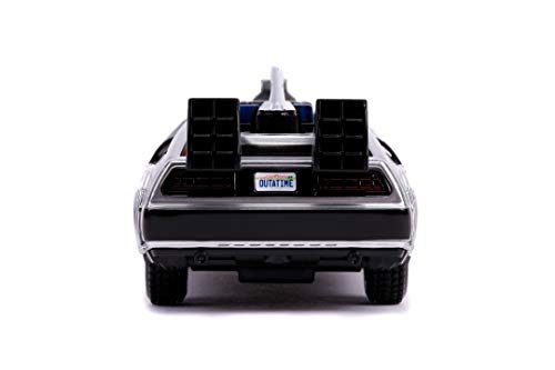 Jada Toys Back to The Future Part II 1:32 Time Machine Die-cast Car, Toys for Kids and Adults