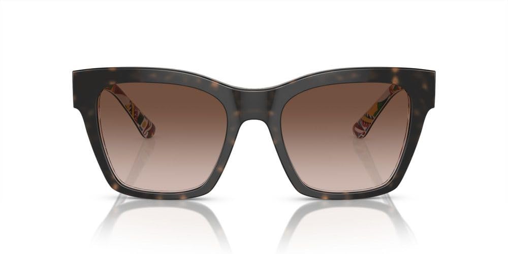 Dolce & Gabbana Sunglasses DG 4384 321773 Havana On White Barrow Brown G