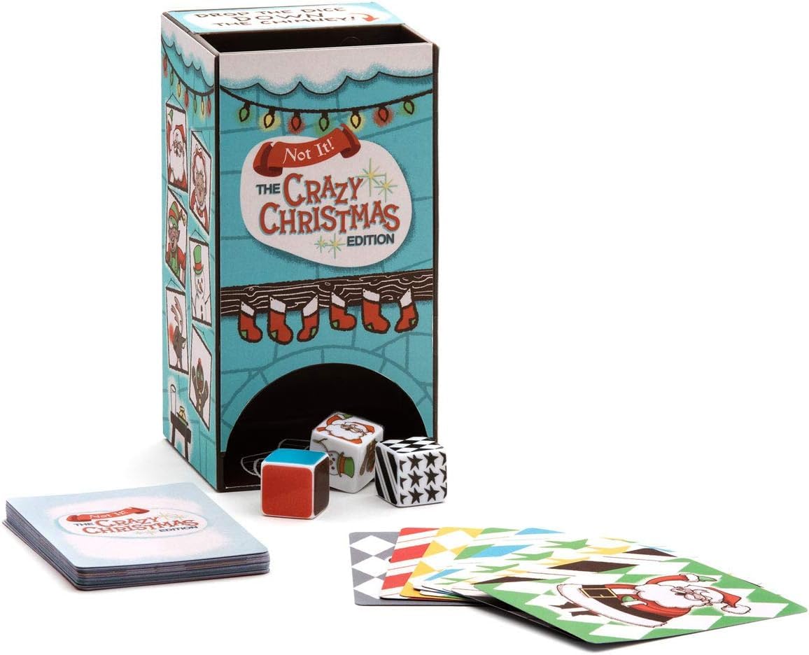 The Good Game Company Not It! The Crazy Christmas Edition - Dice Tower, Fast Paced Family Game