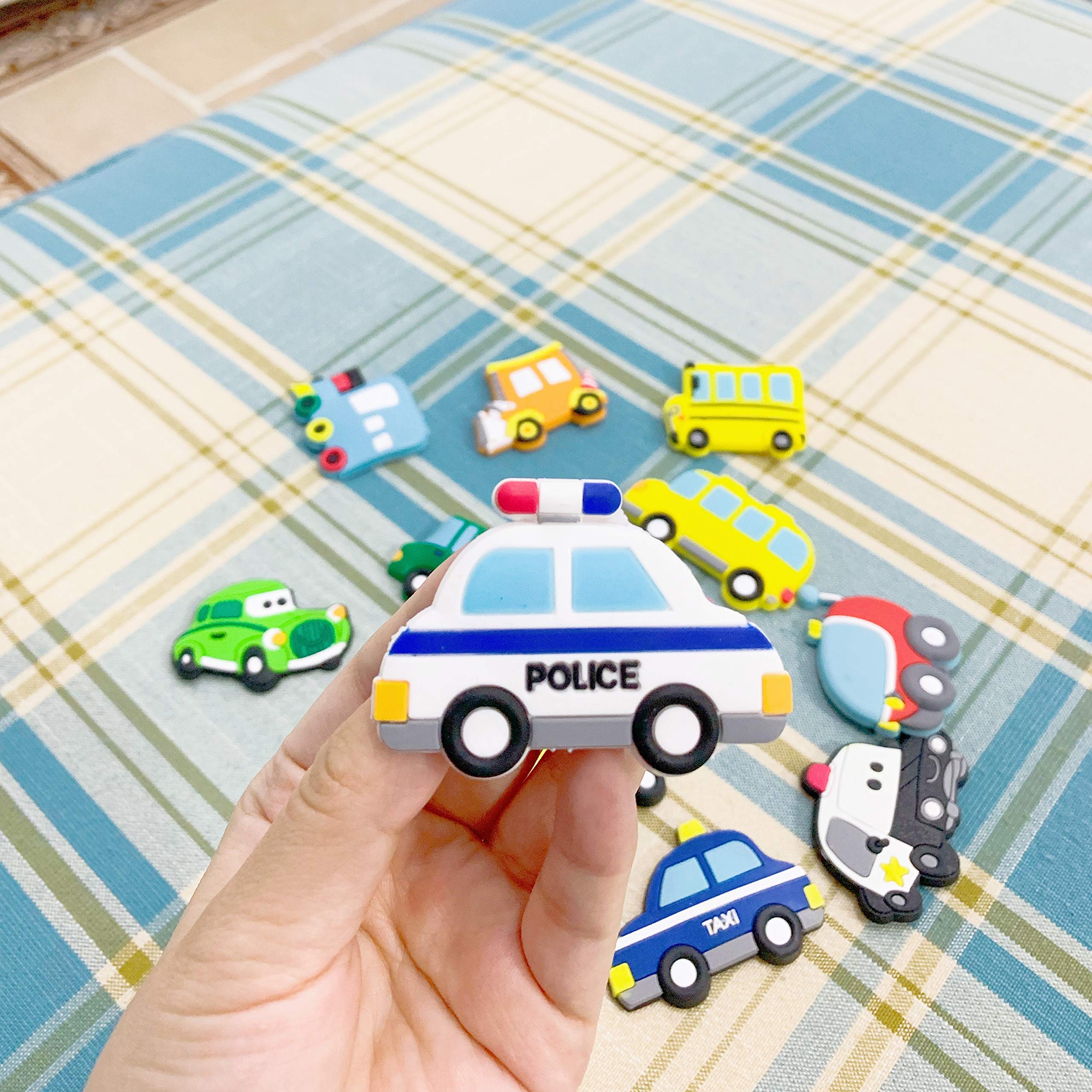 VLOOK Fridge Magnets for Kids Cartoon Car Magnetic Toys Baby Refrigerator Magnets for Whitboard Noticeboard