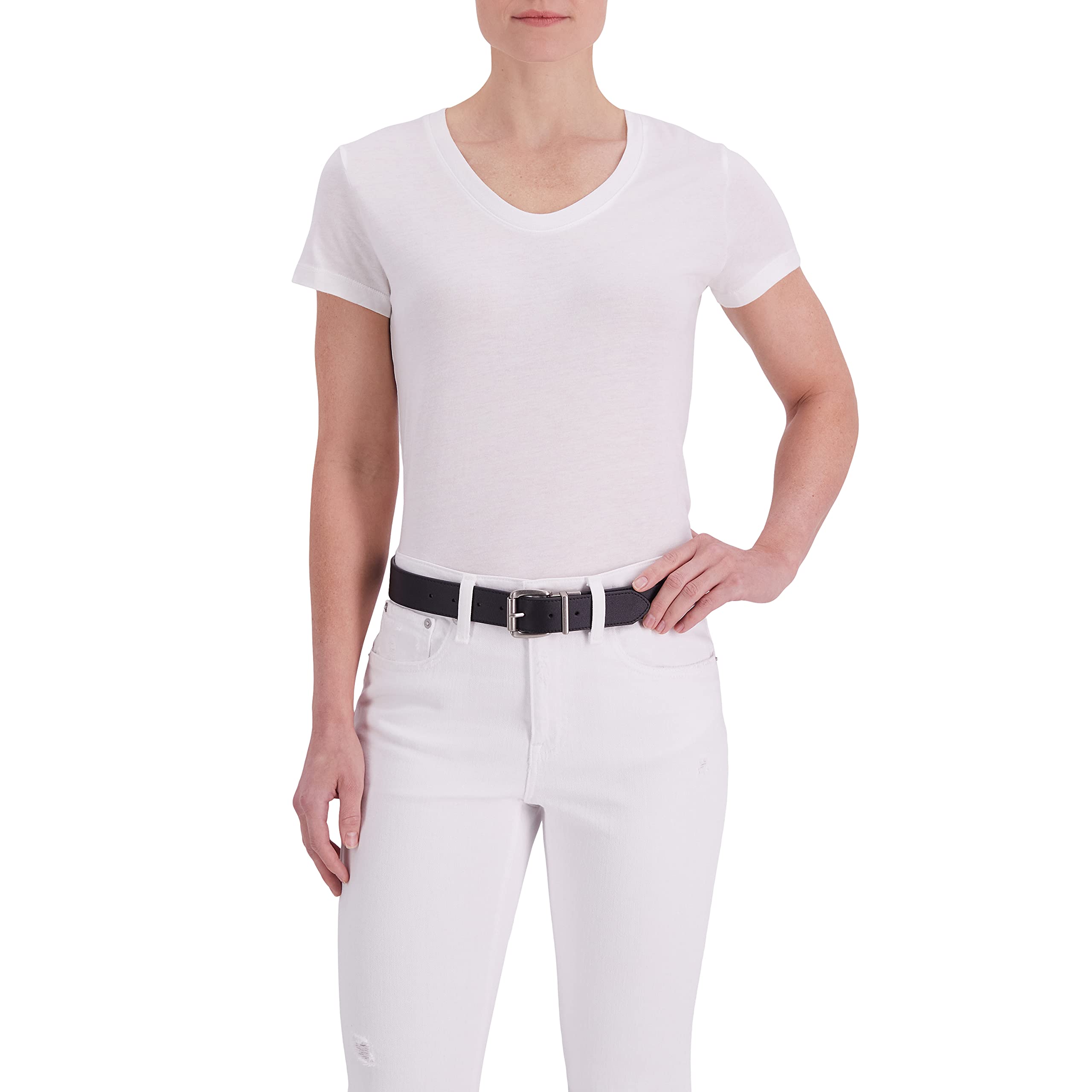 Dickies Women's Reversible Belt, Black/Brown, Large