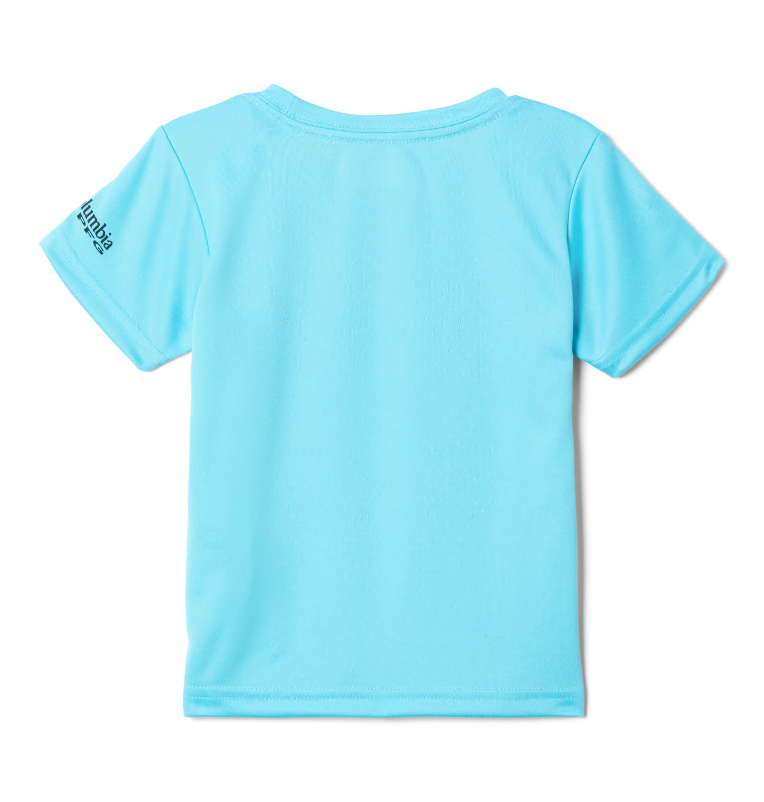 Columbia Youth Boys Terminal Tackle PFG First On Water Short Sleeve, Cool Grey/Sunrise Salt Graphic, Large