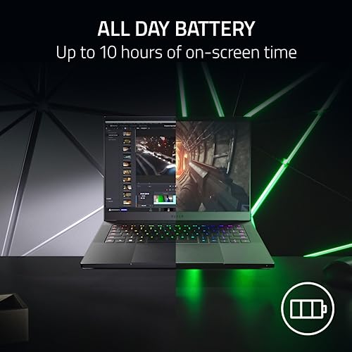 Razer Blade 14 Gaming Laptop (2023): AMD Ryzen 9 7940HS CPU - NVIDIA GeForce RTX 4070 GPU - 14" 16:10 QHD+ 240Hz -16GB DDR5 RAM - 1TB SSD - Windows 11 - Vapor Chamber Cooling - Chroma RGB