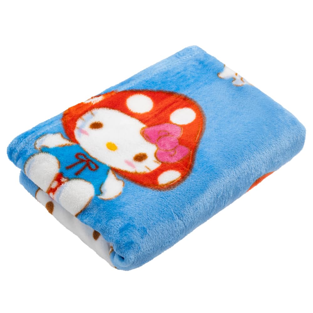Jay Franco Hello Kitty Throw Blanket with Playhouse Gift Box - Throw Measures 46 x 60 Inches β Super Soft Special Edition Fleece Bedding