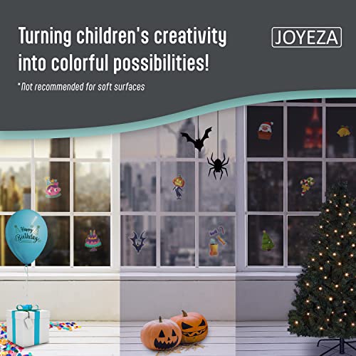JOYEZA Premium Printable Vinyl Clear Sticker Paper for Inkjet Printer - 25 Sheets Translucent Waterproof, Dries Quickly Vivid Colors, Holds Ink well - Inkjet & Laser Printer