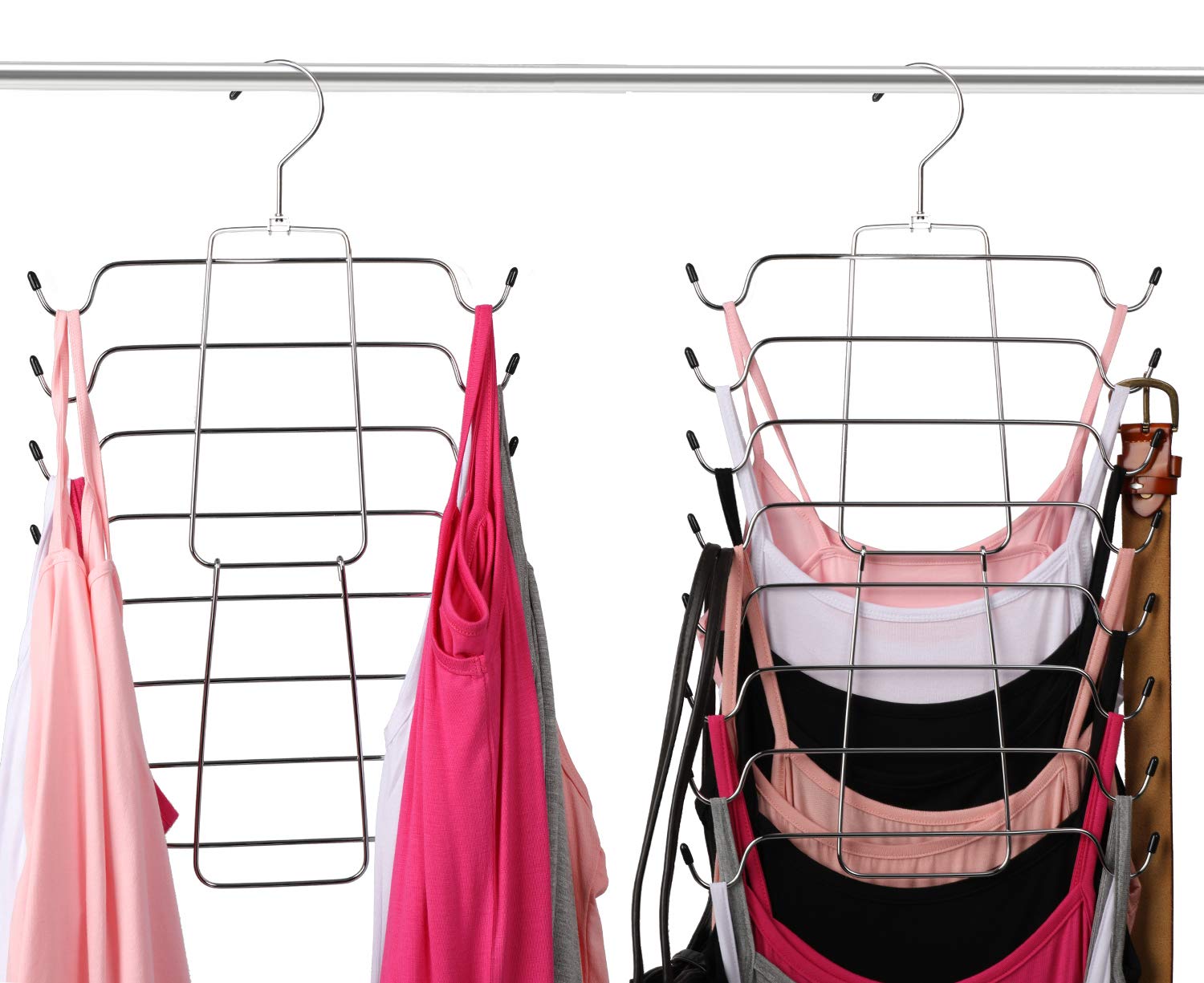 Magicool Cami Hanger Space Saving Hangers Closet Organizer for Tank Top, Cami, Bra, Pajamas, Strappy Dress,Bathing Suit