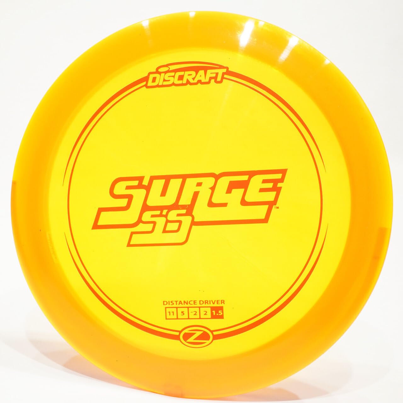 Discraft Surge SS (Z Line) Driver Golf Disc, Pick Weight/Color [Stamp & Exact Color May Vary] Orange 173-174 Grams