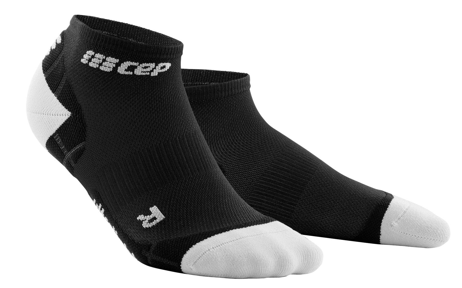CEP ultralight low-cut socks, black/light grey, women III