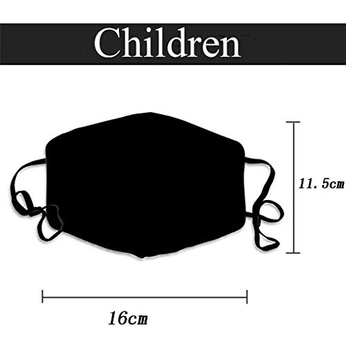 Walsent 5PCS Children Kids Cute Print Outdoor Protective Washable and Reusable Face Bandanas Stay Safe Face Mouth Bandanas, Christmas Decorations