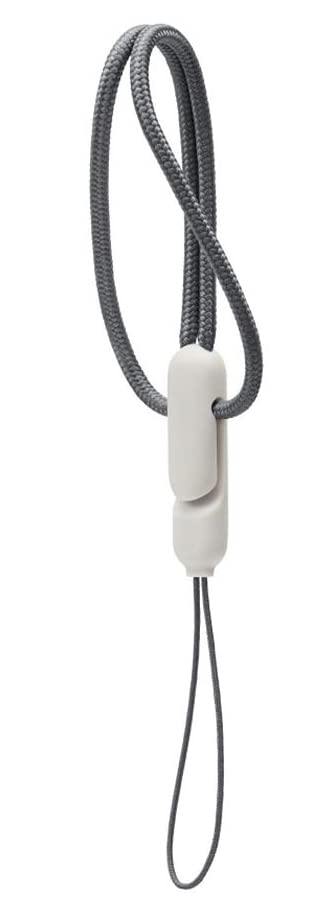 JPLFYRE Lanyard for AirPods Pro 2nd Generation, Wireless Bluetooth Earbuds Protective Case Soft Silicone Anti-Lost Compatible with (Grey) White
