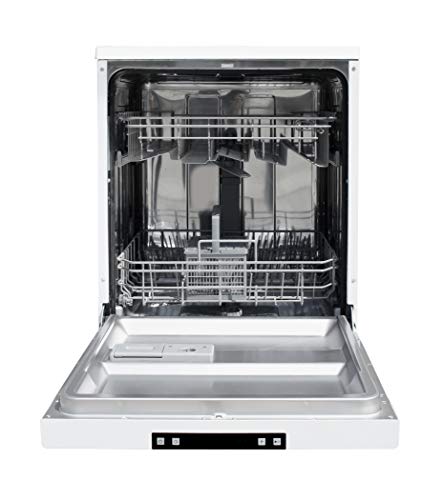 SPT SD-6513WB 24″ Wide Portable Dishwasher with ENERGY STAR, 6 Wash Programs, 10 Place Settings and Stainless Steel Tub – White