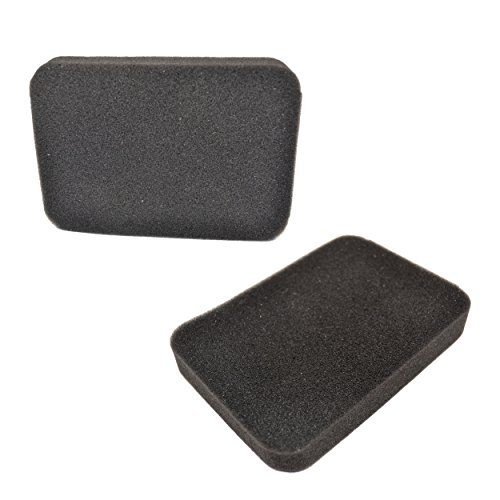 HQRP 2-Pack Foam Cleaner Element compatible with Honda EM3000, EM3500, EM3800, EM4000, EM5000, EM6000, EM6500, EMS4000, EMS4500 Series Generators