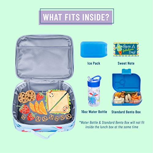 Wildkin 12 Inch Backpack Bundle with Insulated Lunch Box Bag (Surf Shack)