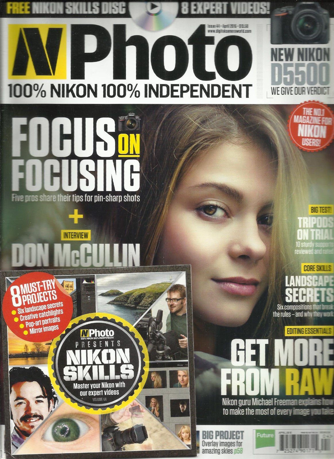 N PHOTO, MAGAZINE APRIL, 2015 (100% NIKON 100% INDEOENDENT * FOCUS ON FOCUSING