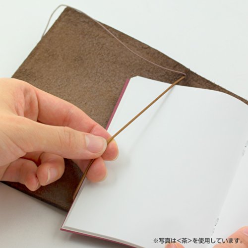 ミドリ(MIDORI) Traveler's Notebook, Passport Size, Black 15026006