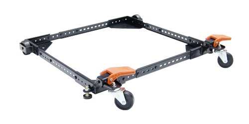 HTC-2000 Adjustable Mobile Base For Power Tools, Large Machinery, 500-pound Weight Capacity, Black, 1