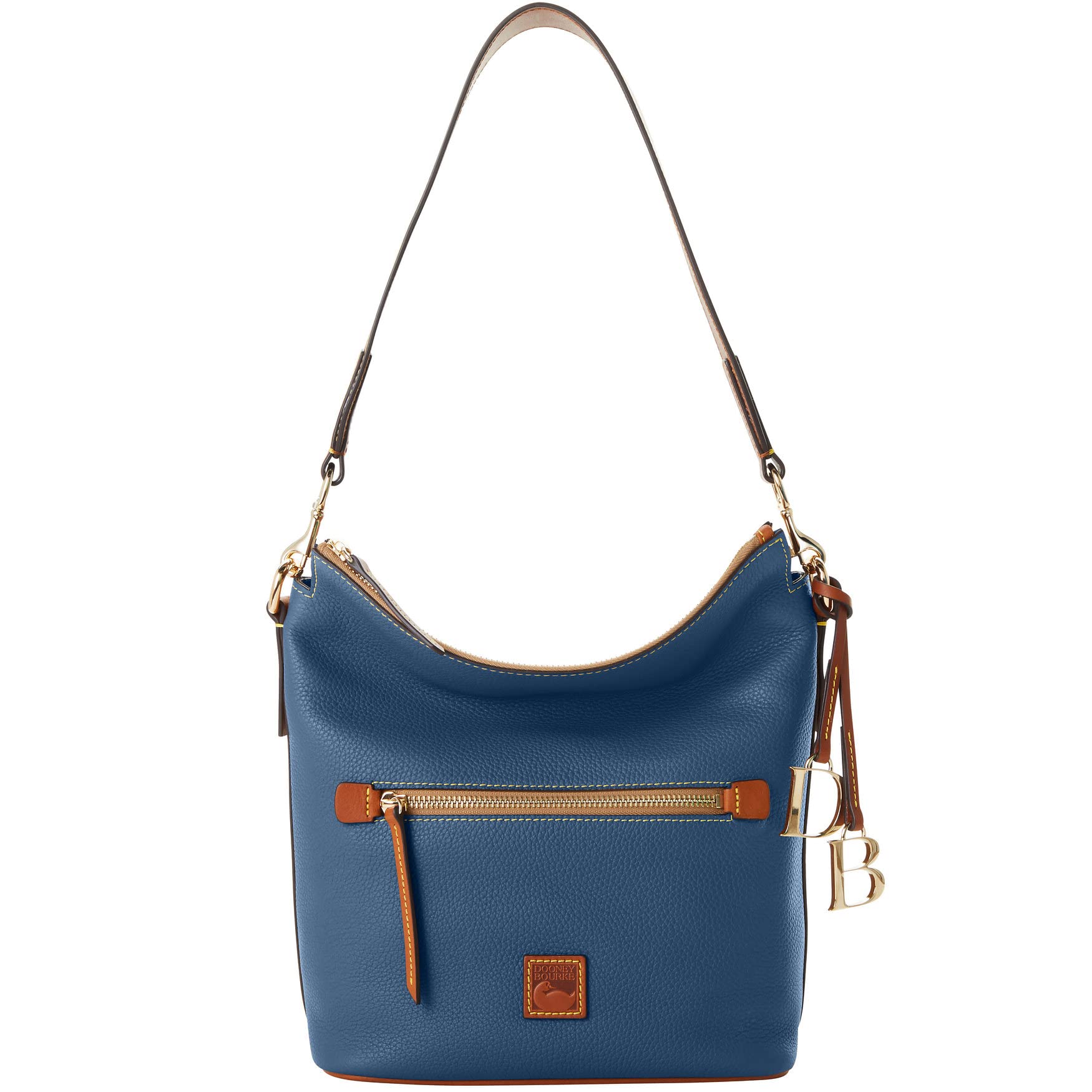 Dooney & Bourke Handbag, Pebble Grain Sac Shoulder Bag - Jeans