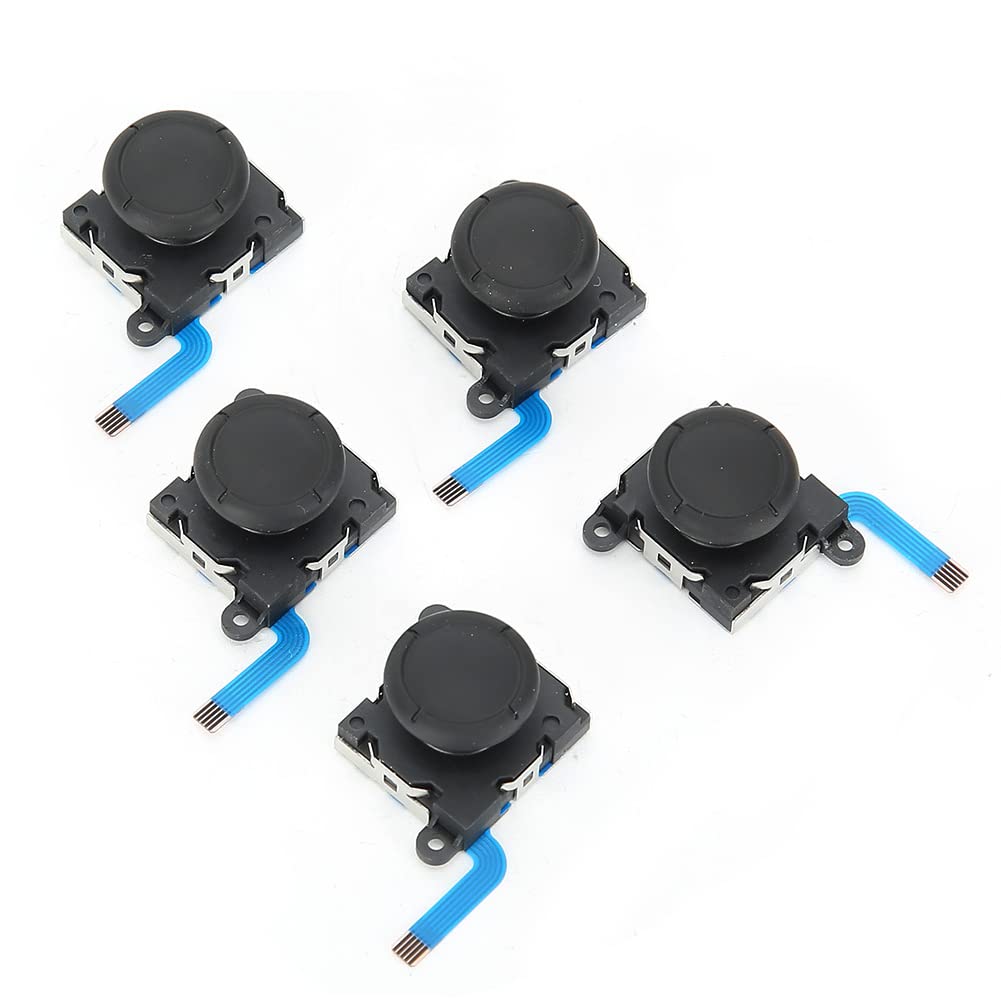 Game Machine Joystick Button, Simple Lightweight Accurate Cut Professional Chip Game Machine 3D Joystick Replacement Wear Resistance for Game Machine