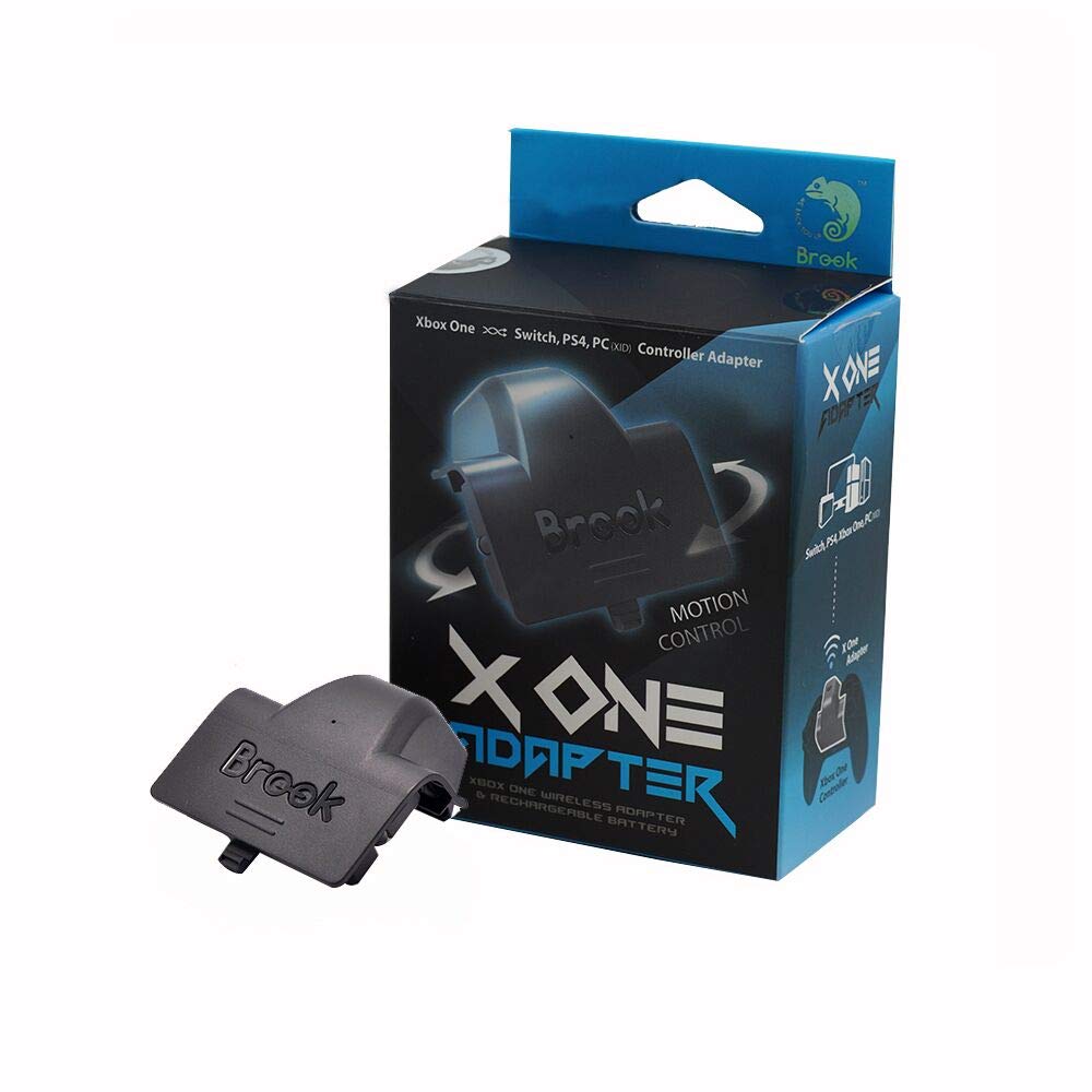 Brook X One Adapter for Xbox One Controller to PS5/ PS4/ Switch/Xbox Series X&S/PC with Remap Turbo Wireless Connection Function and Rechargeable Battery