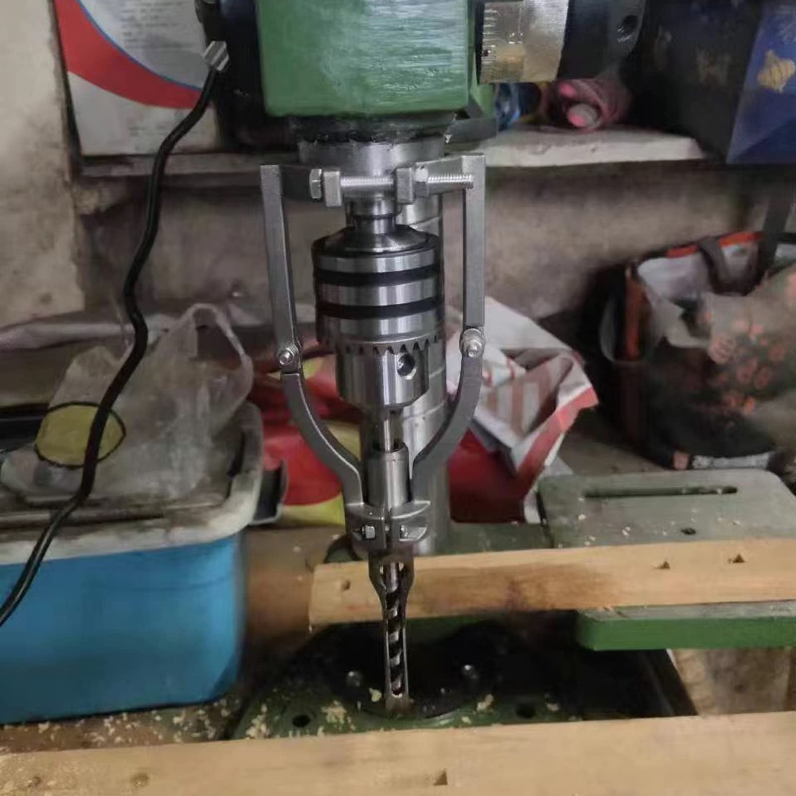 Colcolo Square Hole Drill Bit Adapter for Drill Machine Accessory Quickly Install or Disassemble