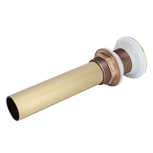 Walfront Antique Flap Hole Sink Drain with NonOverflow Wash Basin Drainer Stopper Accessory for Home Toliet Hotel Bathtub(Without Hole), Launching Accessories