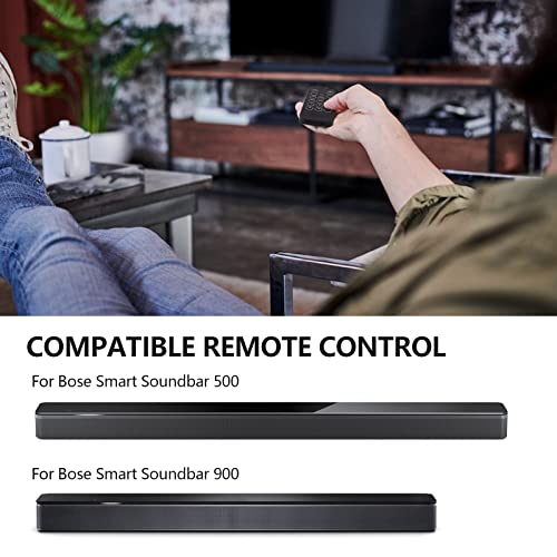 Remote Control for Bose Smart Soundbar 500& Bose Smart Soundbar 900 with Battery, Compatible with Bose Smart Soundbar 500/900 Remote Control
