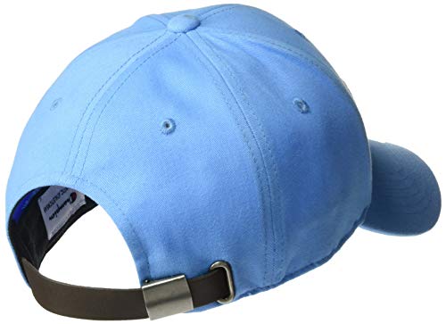 CHAMPION Hat, Classic Cotton Twill, Baseball, Adjustable Leather Strap Cap for Men, Active Blue, One Size