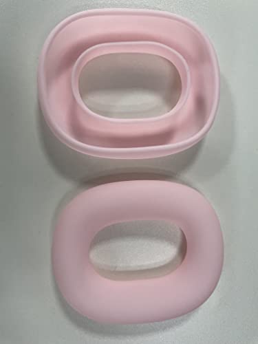 Replacement Soft Silicone Earpads Internal Ear Pads Cushions Protectors Covers Accessories Compatible with Apple AirPods Max Headphones (Pink)