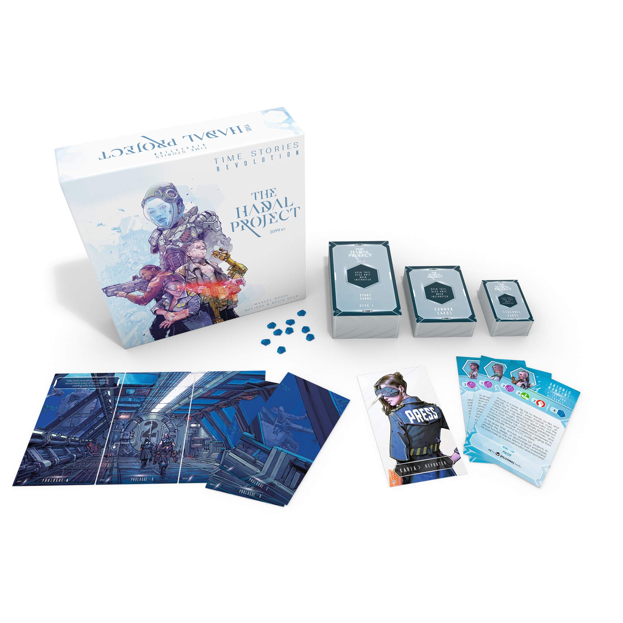TIME Stories The Hadal Project - Dive into a Thrilling Underwater Mystery! Adventure Game, Cooperative Strategy Game for Kids & Adults, Ages 12+, 1-4 Players, 90 Min Playtime, Made by Space Cowboys